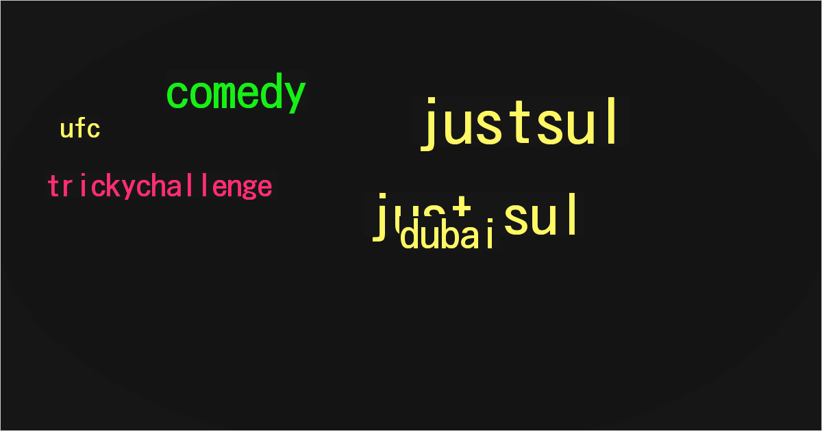 just sul TikTok : 人気のティックトッカー